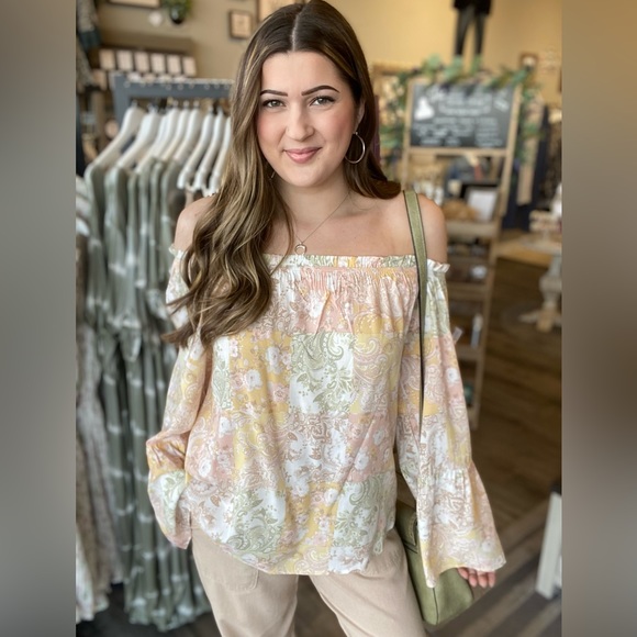 ANDREE BY UNIT | Tops | Andree By Unit Pastel Off Shoulder Top | Poshmark